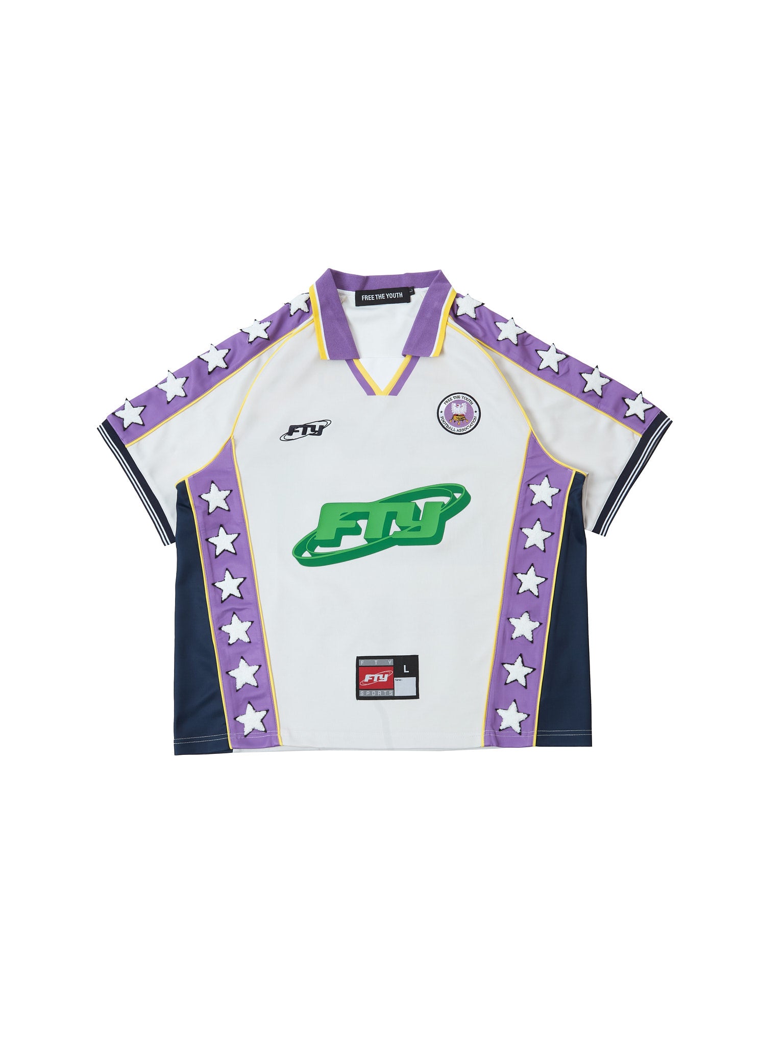 FTY OG STARS SOCCER JERSEY - WHITE – FREE THE YOUTH